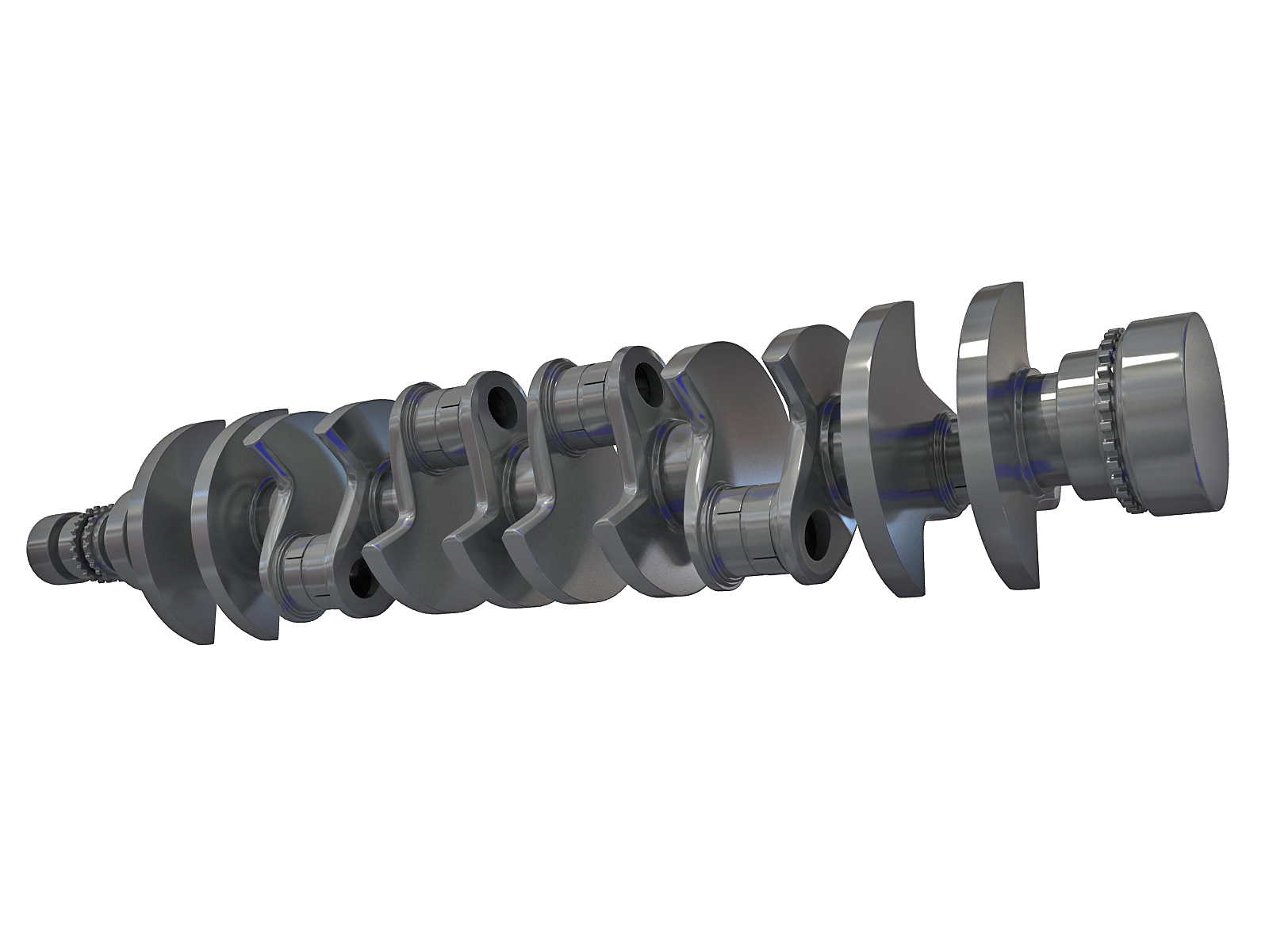 V12 crankshaft engine 3D model - TurboSquid 1390242