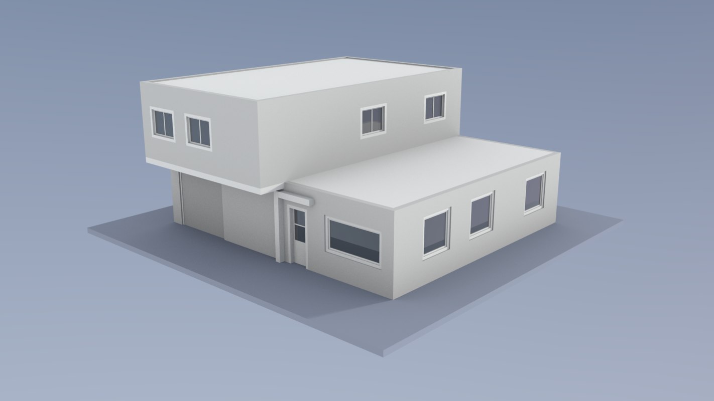 Modernes Haus 3D-Modell - TurboSquid 1390338