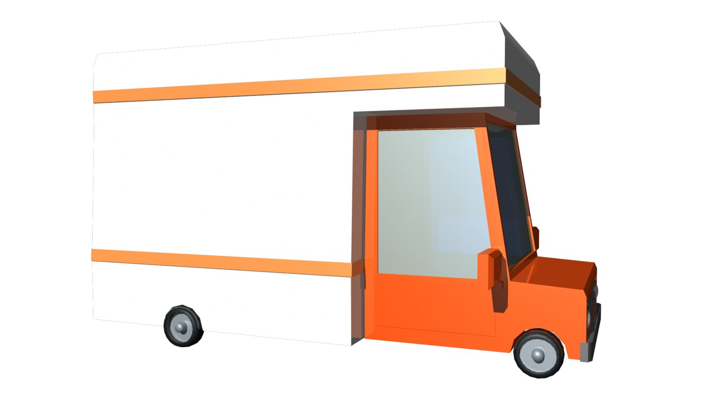 3D model moving truck - TurboSquid 1390372