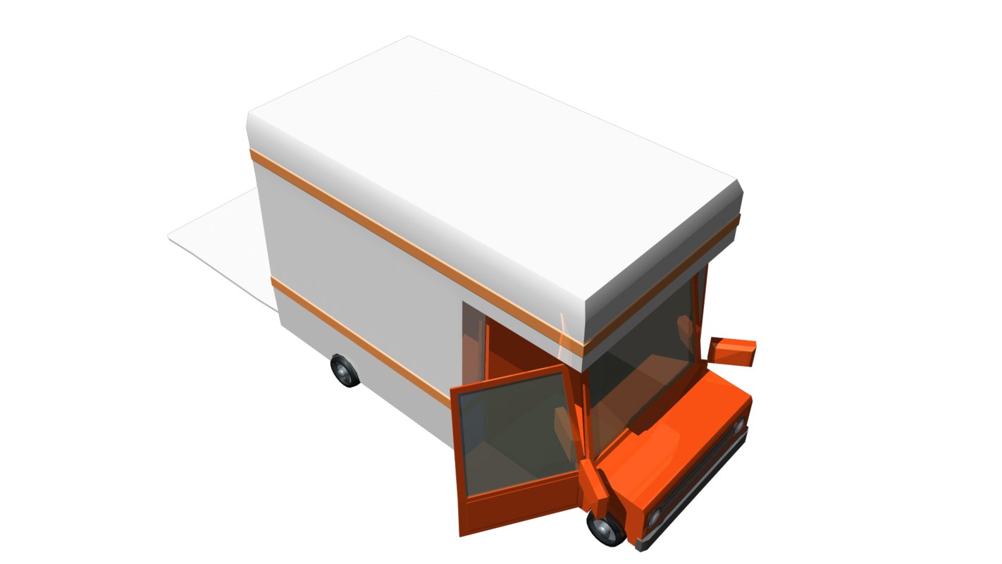 3D model moving truck - TurboSquid 1390372