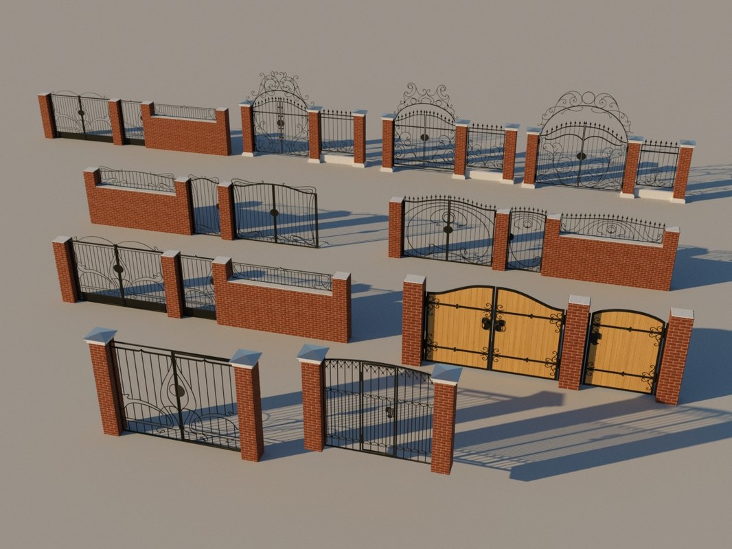 Gate 3D model - TurboSquid 1390680