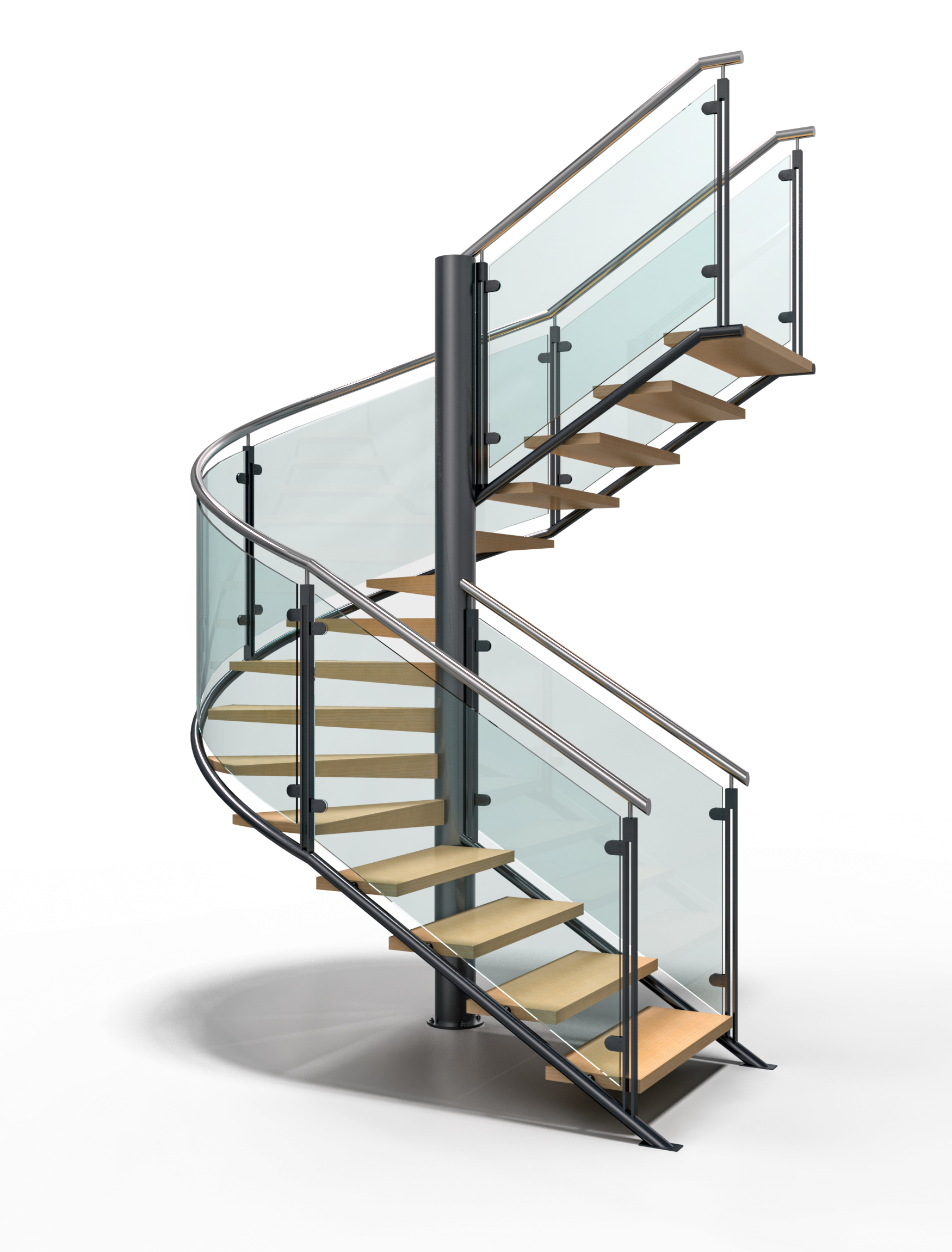 Modern stair 3D model - TurboSquid 1390808
