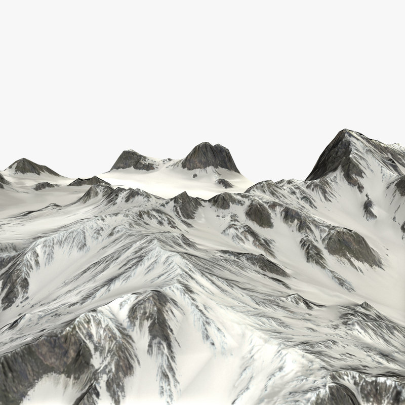 Mountains background 3D model - TurboSquid 1390831