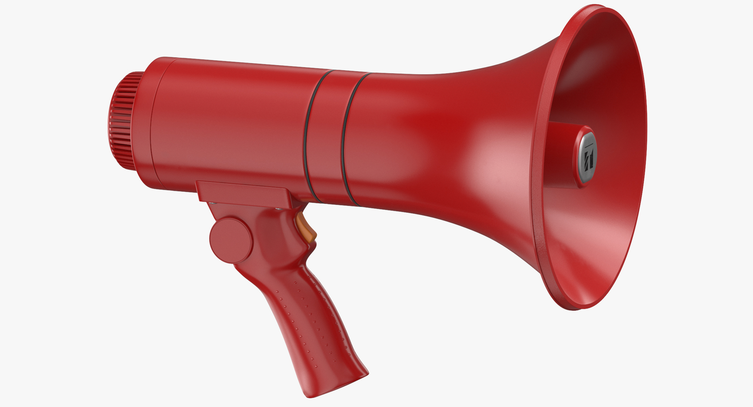 Megaphone phone 3D - TurboSquid 1390966