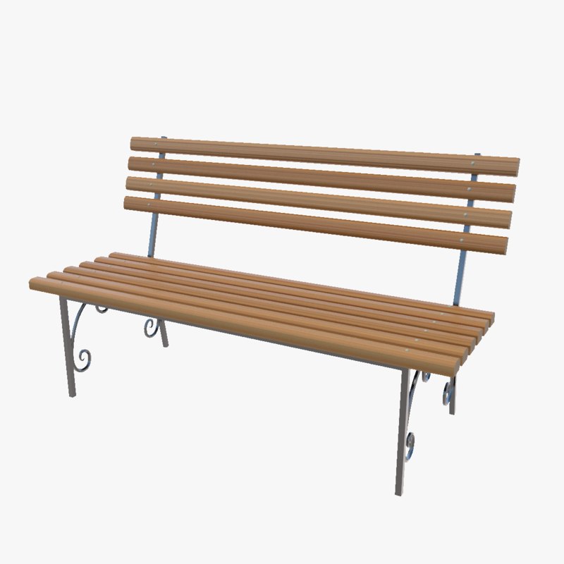 3D model wooden bench - TurboSquid 1391116