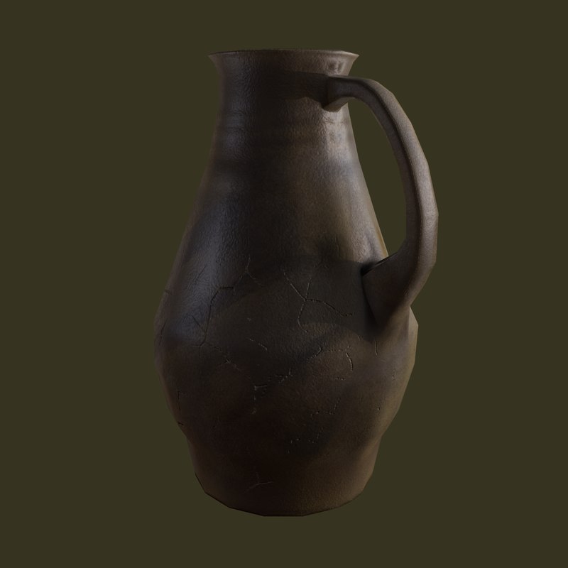 Medieval jug 3D model - TurboSquid 1391196