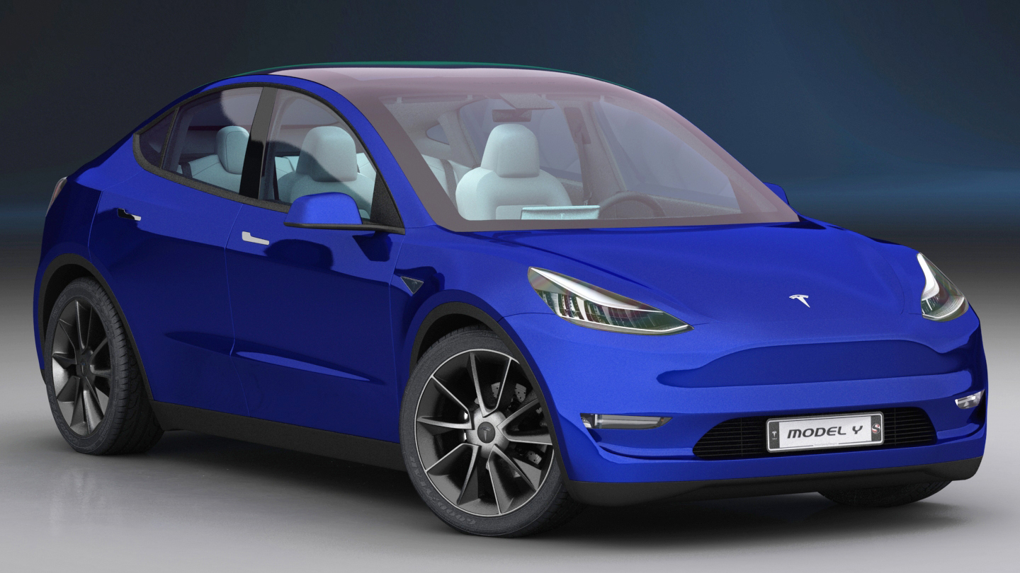 3D tesla y 2020 - TurboSquid 1391293