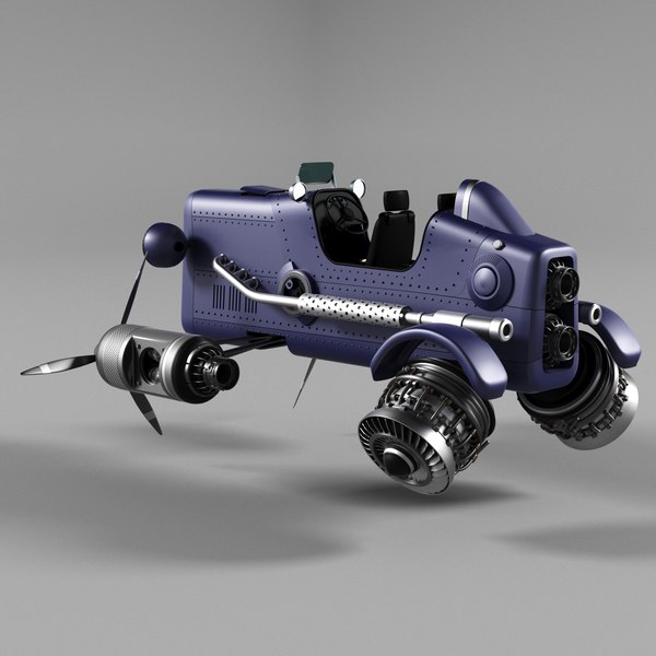 3D model steampunk car - TurboSquid 1391372