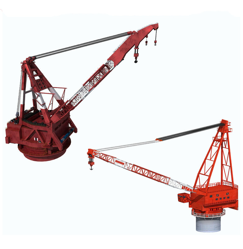Cranes ship 3D model - TurboSquid 1384774