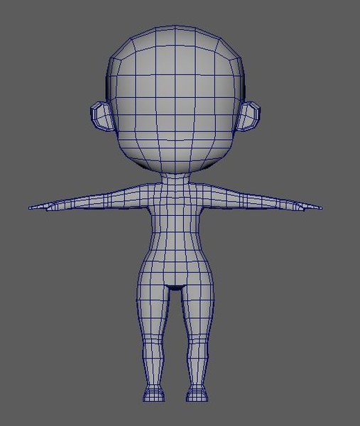 3D chibi basemodel model - TurboSquid 1391441