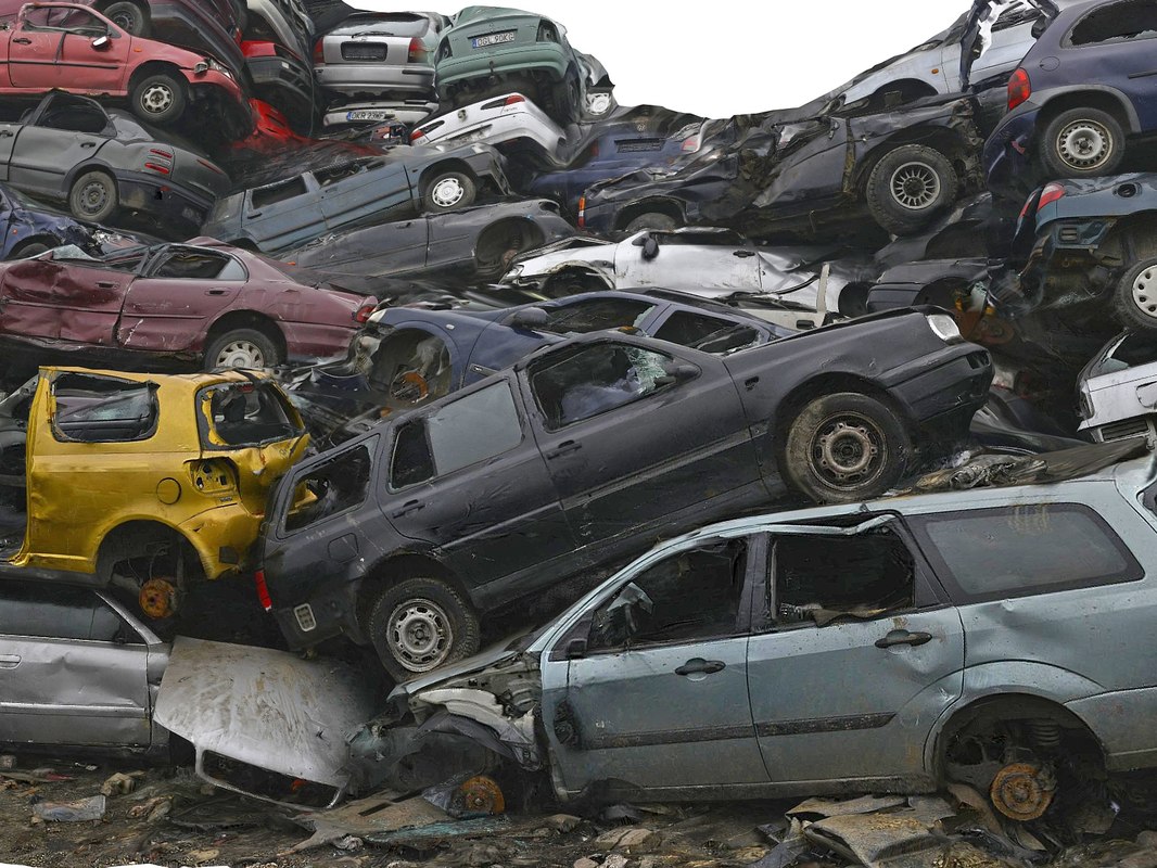 Vehicle graveyard - car 3D - TurboSquid 1391463