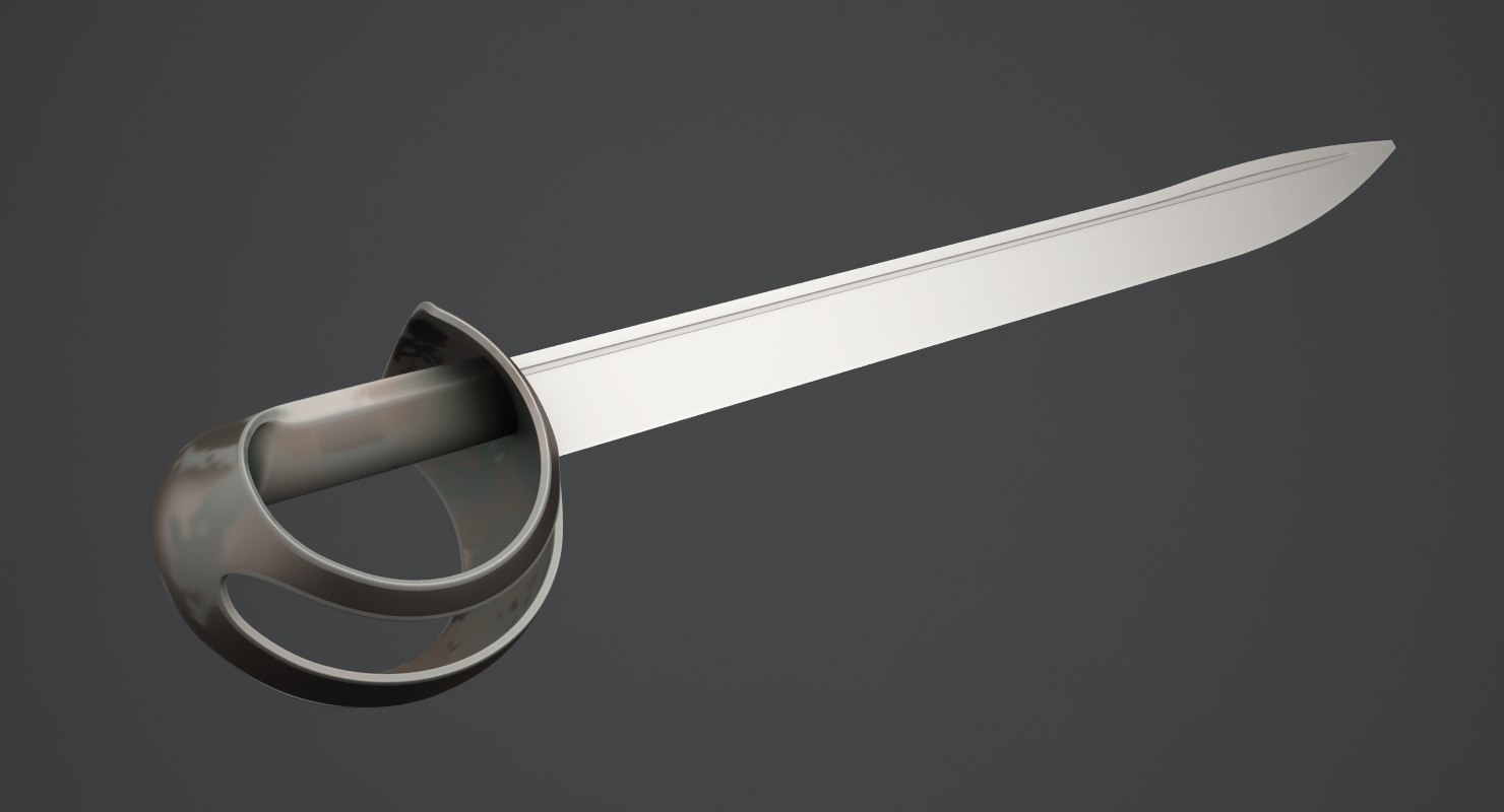 3D cutlass - TurboSquid 1391513