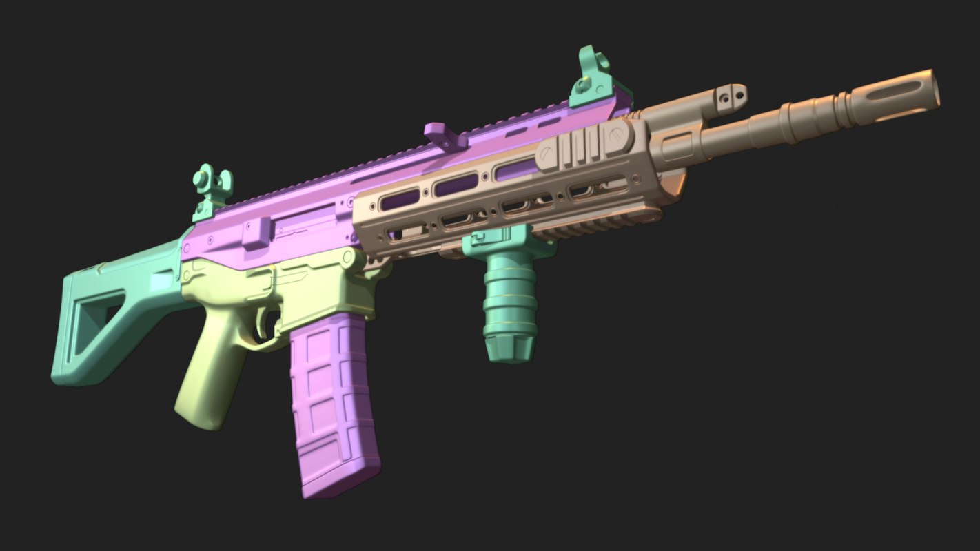 3D model acr assault rifle - TurboSquid 1391508