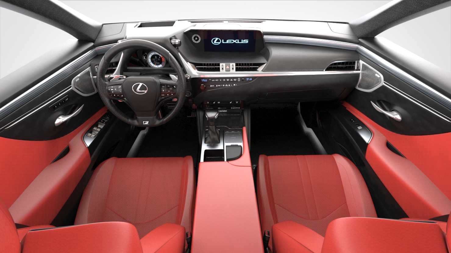 Innenraum Auto Lexus 3D-Modell - TurboSquid 1391536