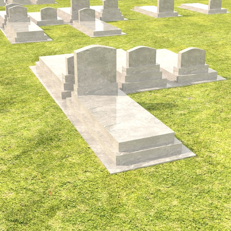 Grave stone gravestone 3D model - TurboSquid 1391606