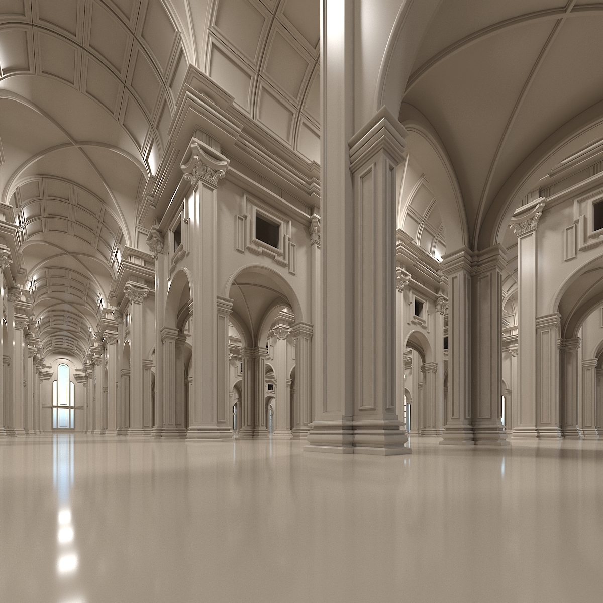 3D classic interior room scene model - TurboSquid 1391727