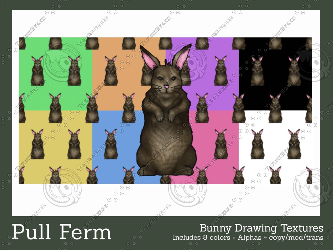 Texture PNG texture bunny pack