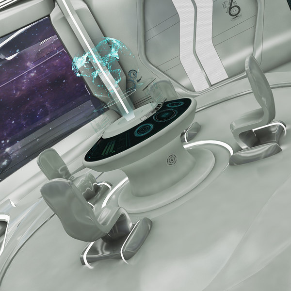 Scifi futuristic labratory control 3D model - TurboSquid 1509401