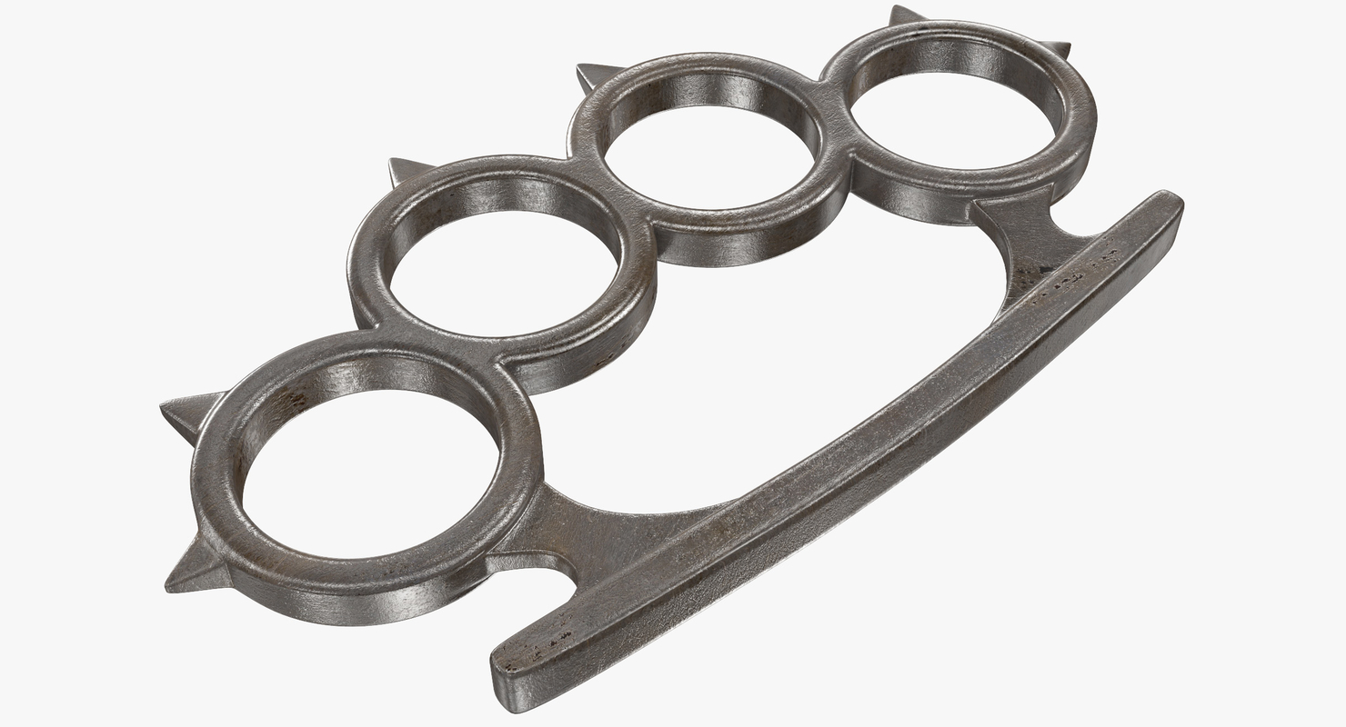 3D brass knuckles model - TurboSquid 1391966