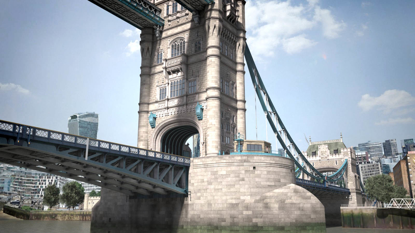 London tower bridge 3D model - TurboSquid 1392069