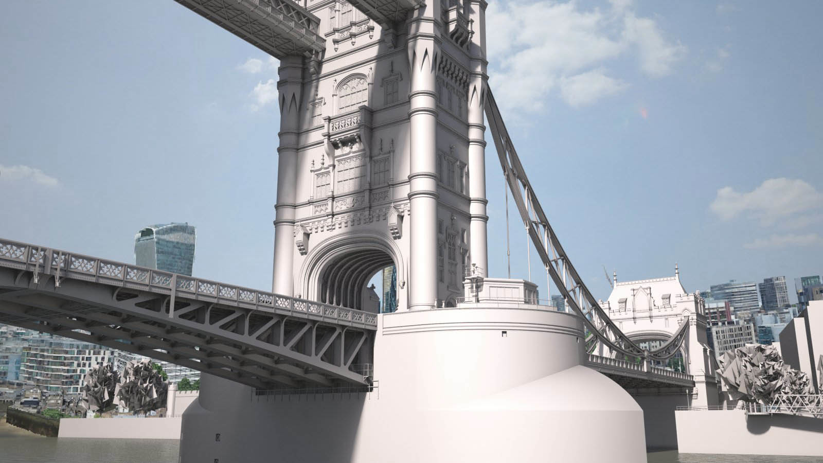 London tower bridge 3D model - TurboSquid 1392069