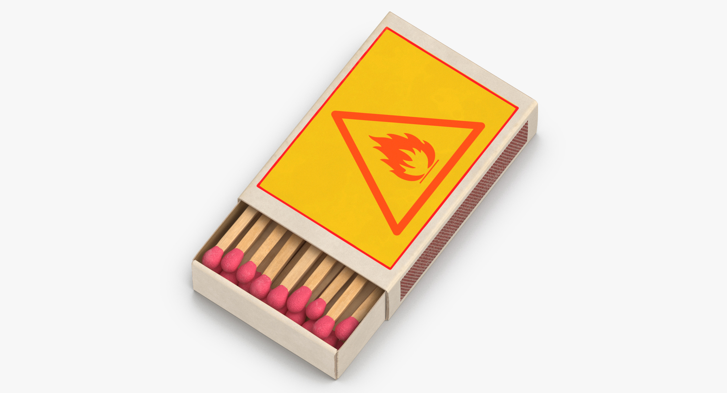 3D matchbox match model - TurboSquid 1392176