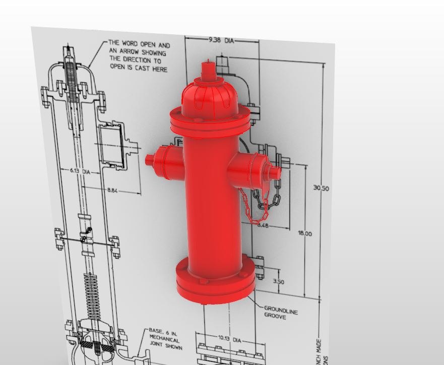3D hydrant - TurboSquid 1392276