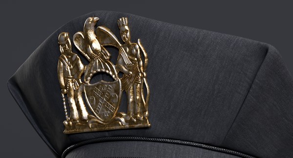 3D policeman cap class b model - TurboSquid 1392379