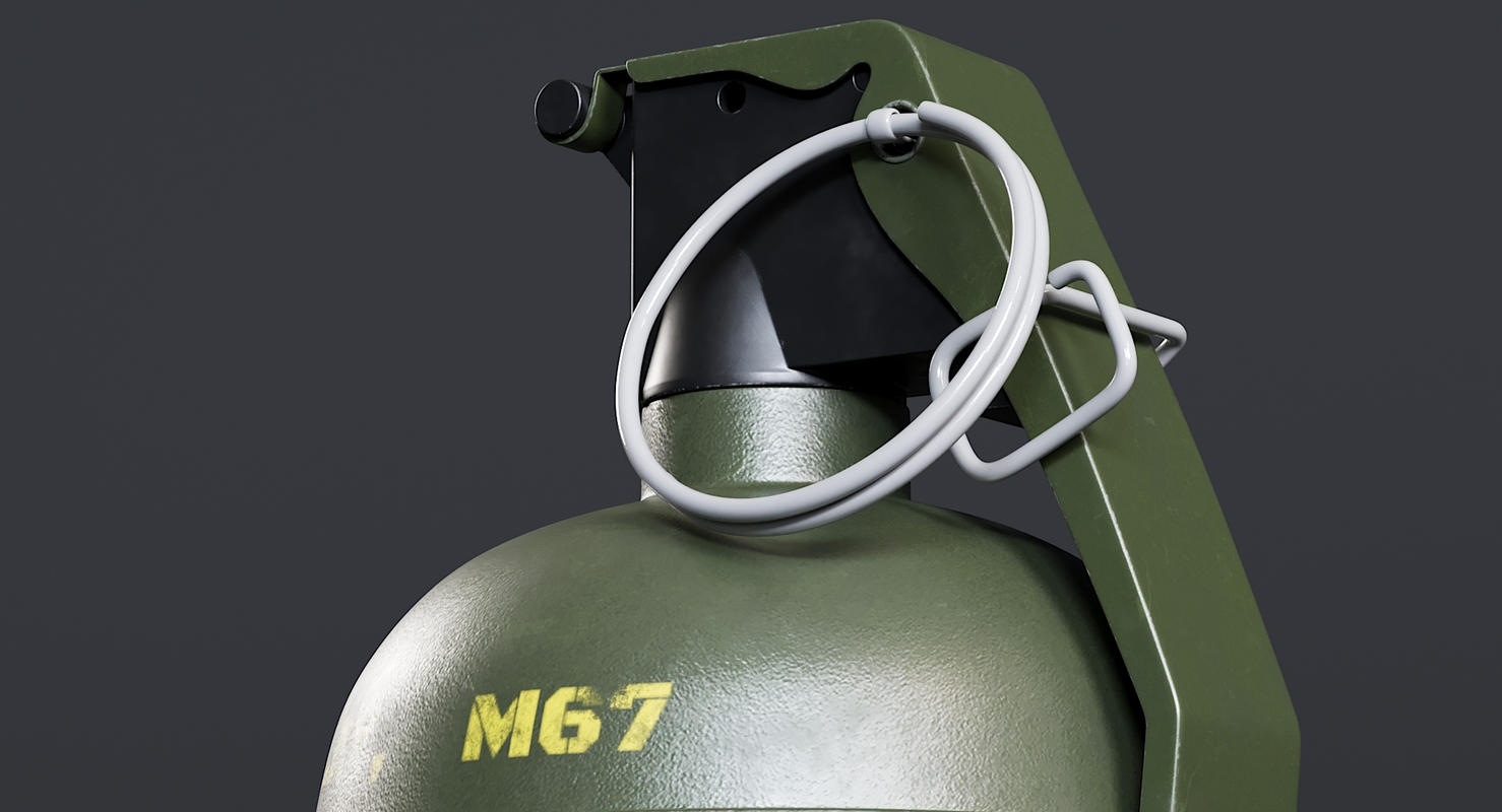 Tmc m67 frag grenade model - TurboSquid 1392422
