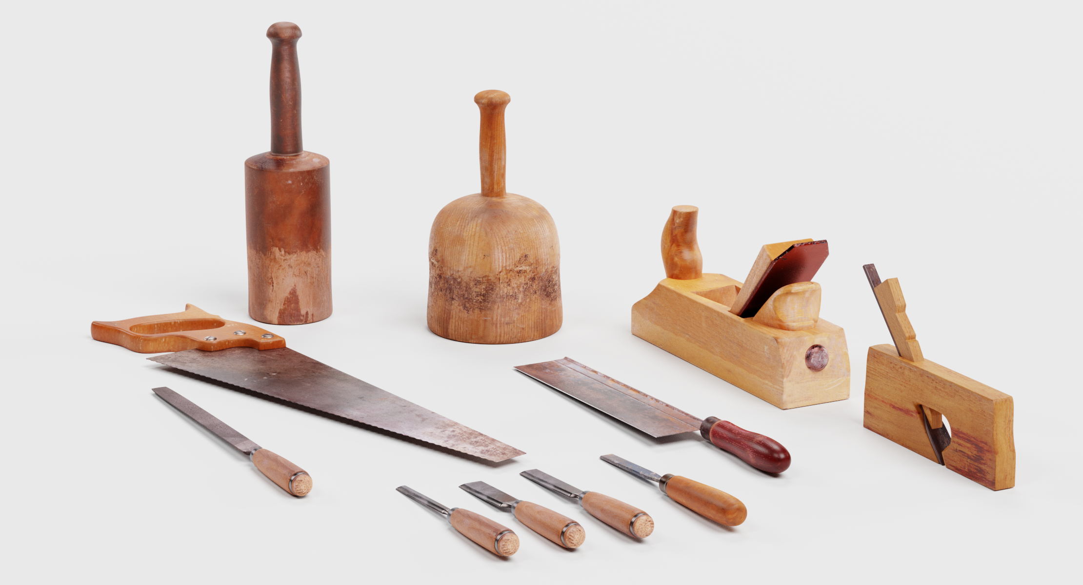 modèle 3D de Outils de menuiserie - TurboSquid 1392432