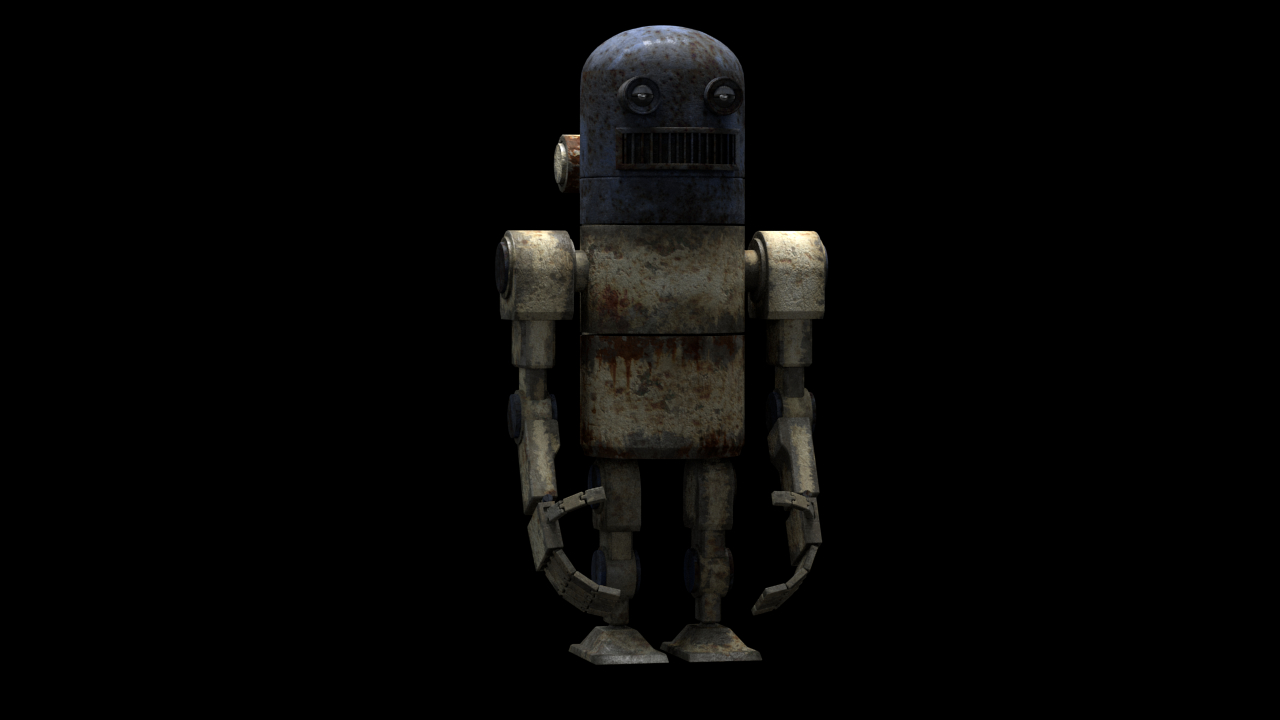 Old rusty robot 3D model - TurboSquid 1392438