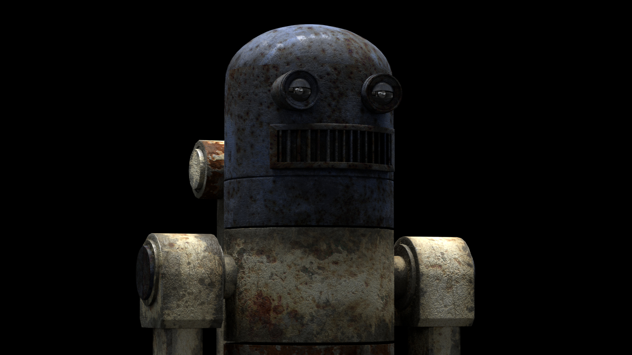 Old rusty robot 3D model - TurboSquid 1392438
