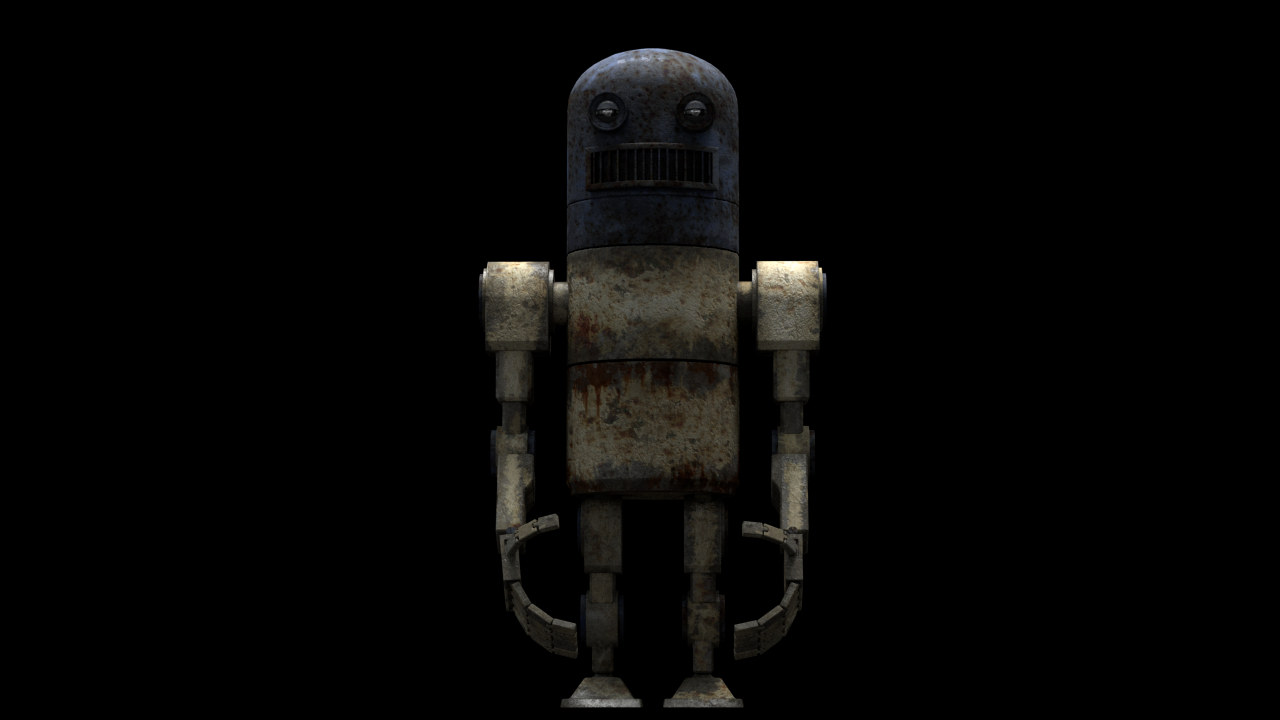 Old rusty robot 3D model - TurboSquid 1392438