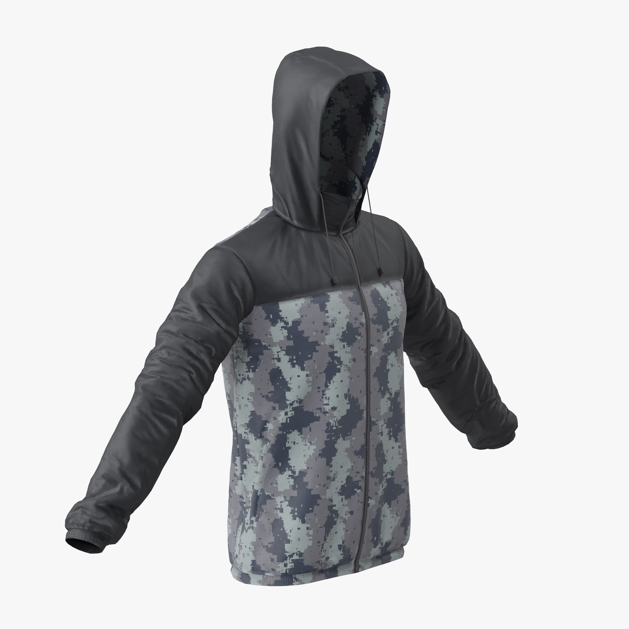 3D windbreaker jacket model - TurboSquid 1392474