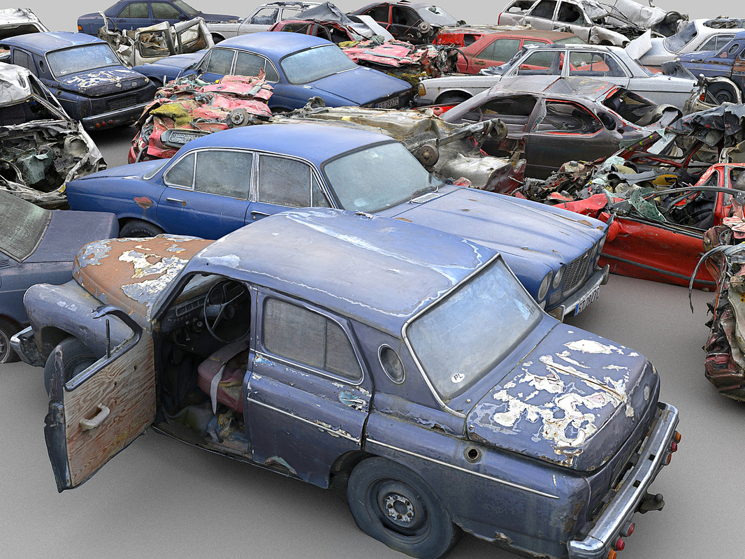 3D car apocalypse wreck pack - TurboSquid 1531612