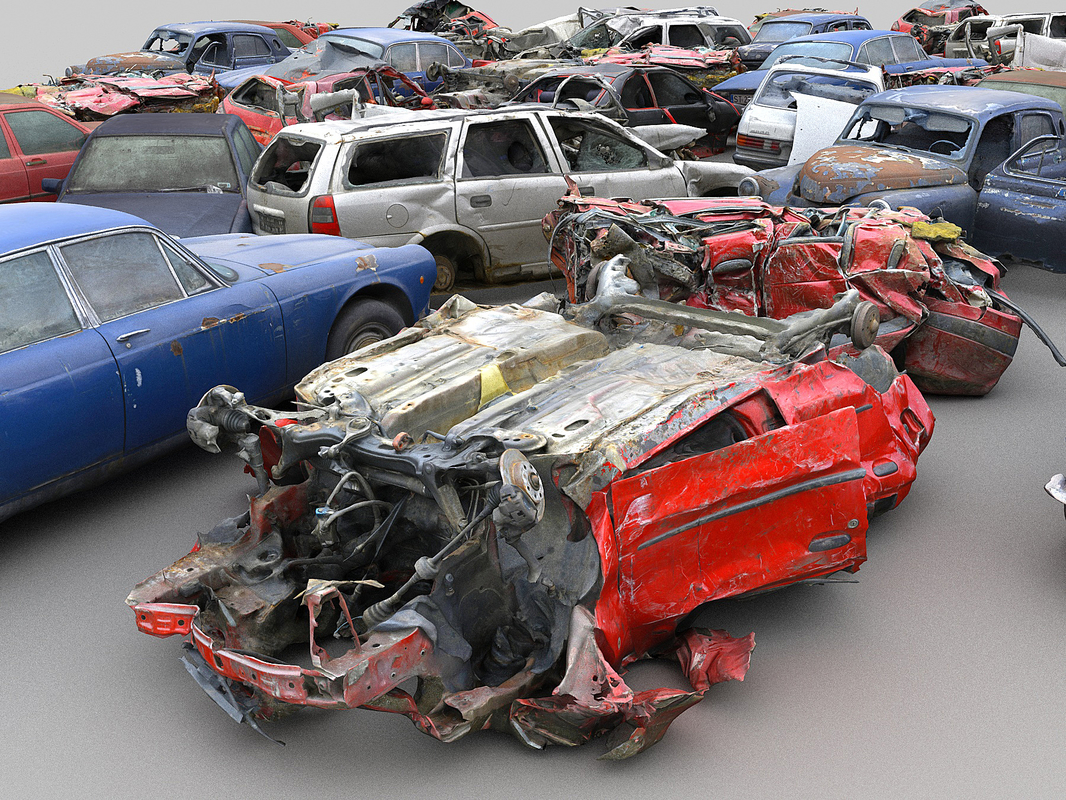 3D car apocalypse wreck pack - TurboSquid 1531612