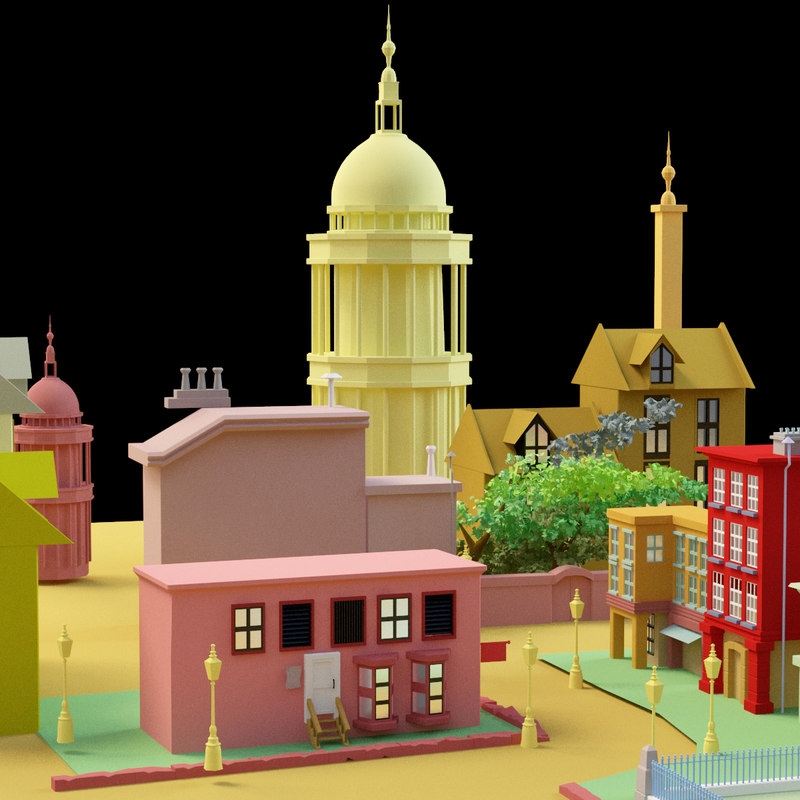 3D scene model - TurboSquid 1392642