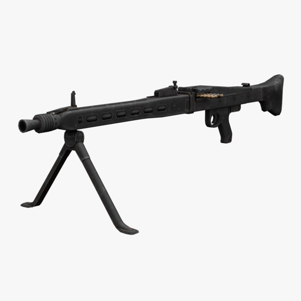 3d german mg3 machine gun model