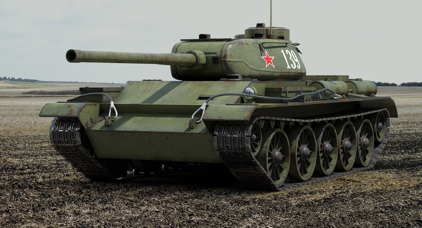 T 44ロシア戦車3Dモデル - TurboSquid 1392744