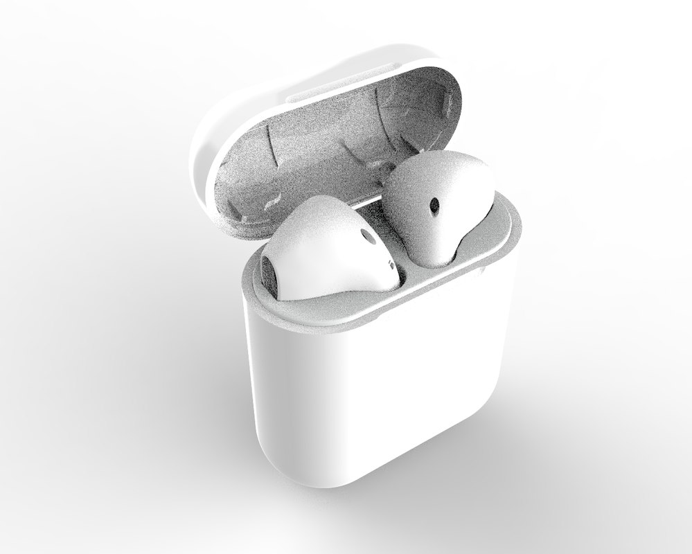 Airpods wireless earbuds model - TurboSquid 1392777