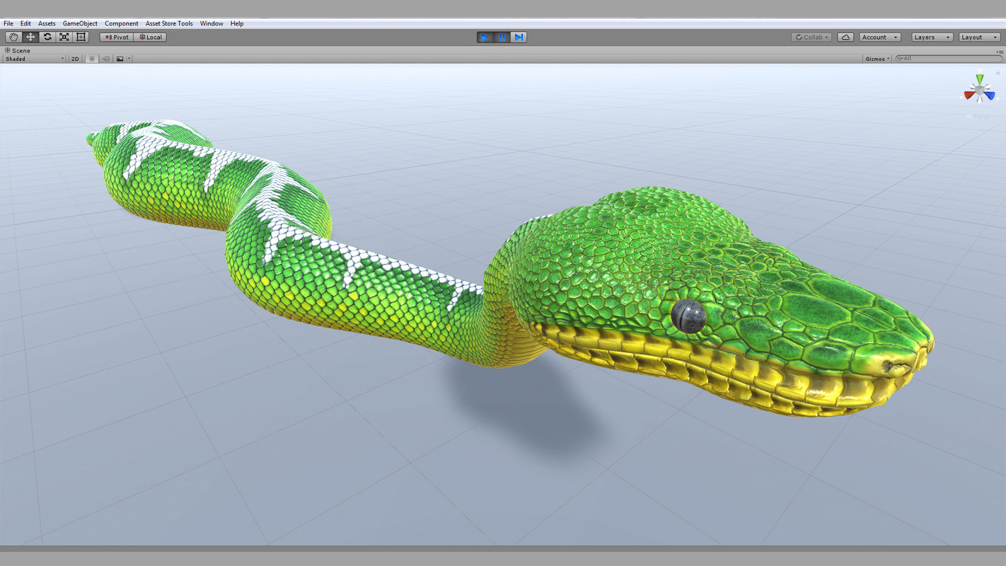 3D emerald tree boa reptile - TurboSquid 1392838