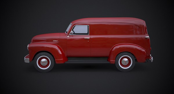 3D model express chevrolet van 1951 - TurboSquid 1392947