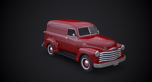 3D model express chevrolet van 1951 - TurboSquid 1392947