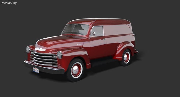3D model express chevrolet van 1951 - TurboSquid 1392947