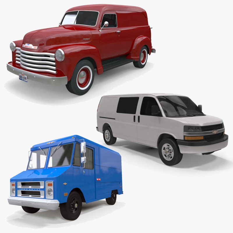 3D model express chevrolet van 1951 - TurboSquid 1392947