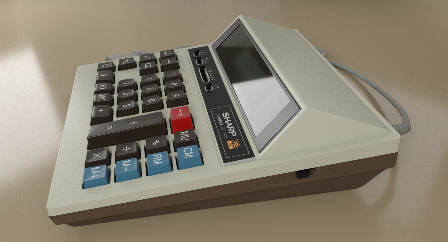 Sharp Compet CS-21223D模型 - TurboSquid 1393089