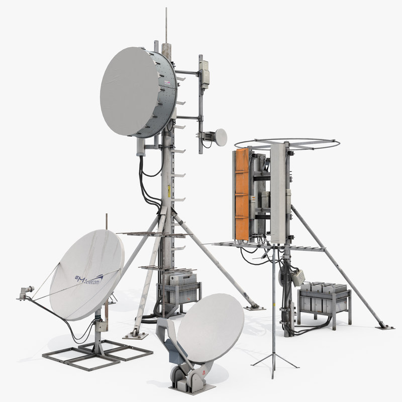Antennas set 3D model - TurboSquid 1393230