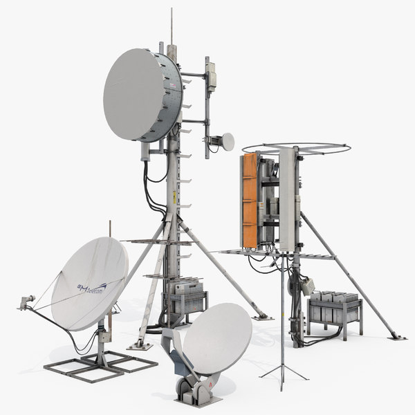 cell antenna tower 3d model