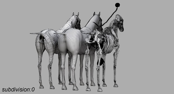 modèle 3D de Collection de chevaux (Rigged) - TurboSquid 1378877