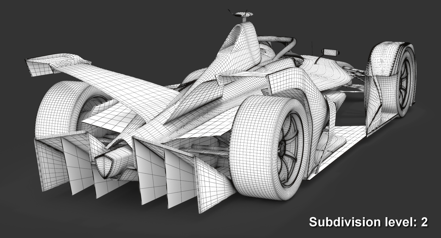 3D model gen2 mercedes formula e - TurboSquid 1393286